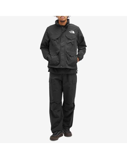 The North Face Convertible Nylon Utility Jacket in Black | Lyst
