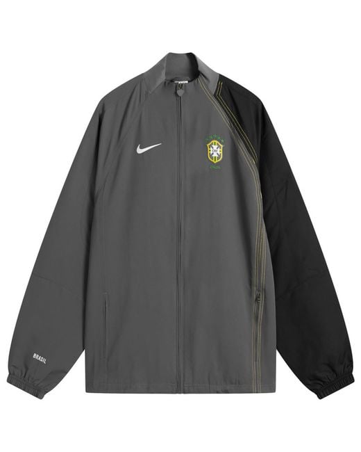 Nike Brazil Reissue Track Jacket in Grey | Lyst UK