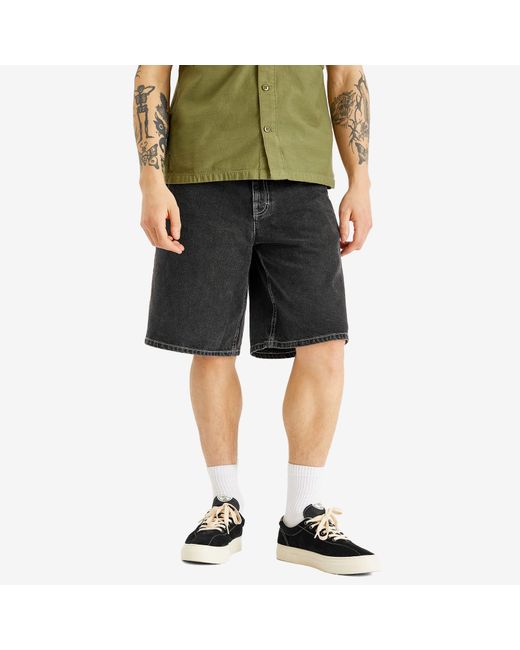 Stan Ray Wide 5 Denim Shorts in Black for Men | Lyst