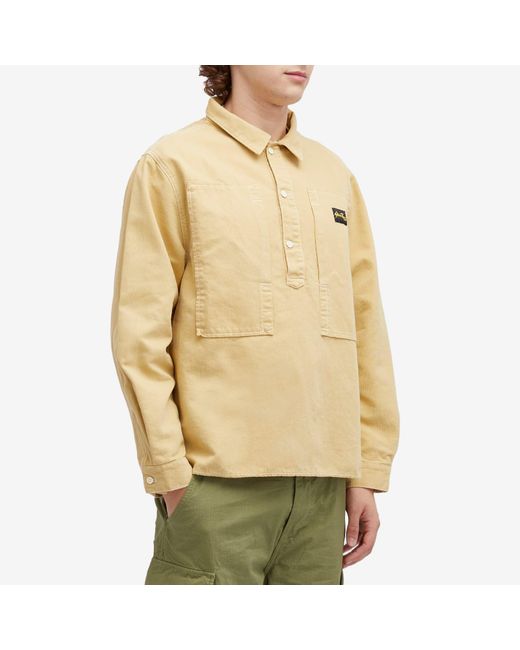 Stan Ray Popover Painters Shirt in Natural for Men | Lyst