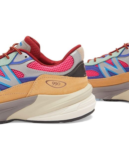 New Balance X Action Bronson 990V6 Sneaker in Blue | Lyst UK