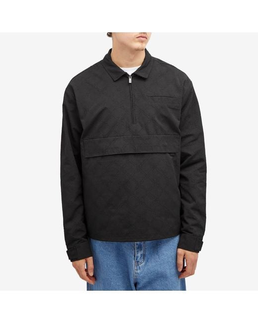 Daily Paper Treasure Monogram Anorak in Black for Men | Lyst
