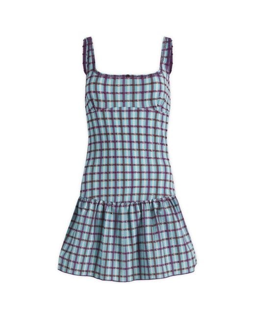 Peachy Den The Cindy Dress in Blue | Lyst