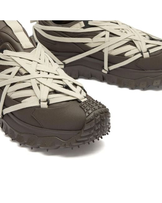 Rick Owens X Moncler Trailgrip Megalace Sneaker in Brown | Lyst Canada