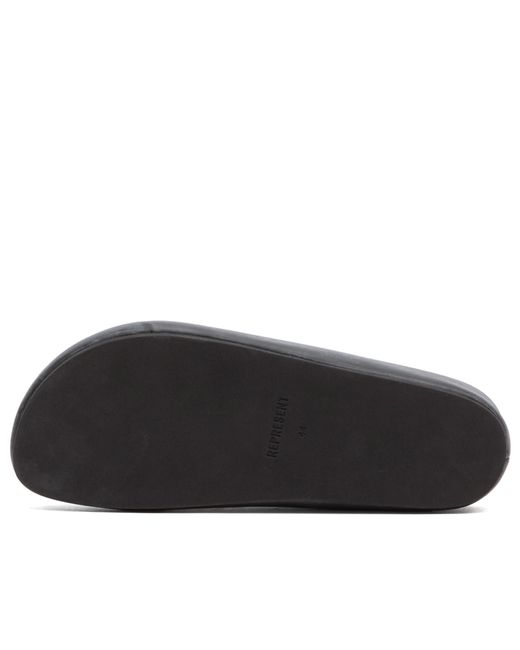 Represent Leather Mule in Gray for Men | Lyst