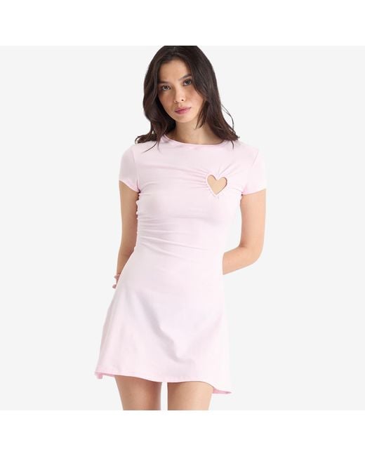 Skims Heart Dress in Pink | Lyst
