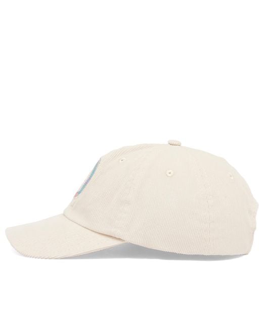 Drake's Applique Logo Linen Baseball Cap in Natural for Men | Lyst