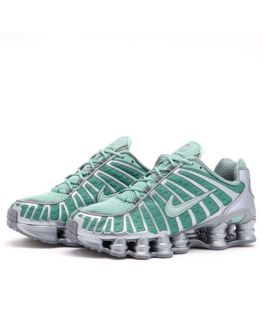 Nike Shox Tl W Sneaker in Green | Lyst