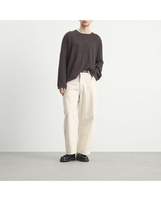 Studio Nicholson Paolo 14Oz Denim Volume Jean in Natural for Men | Lyst UK