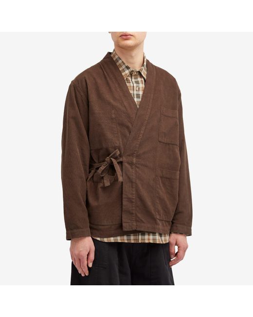 Universal Works Fine Cord Kyoto Work Jacket in Brown for Men | Lyst