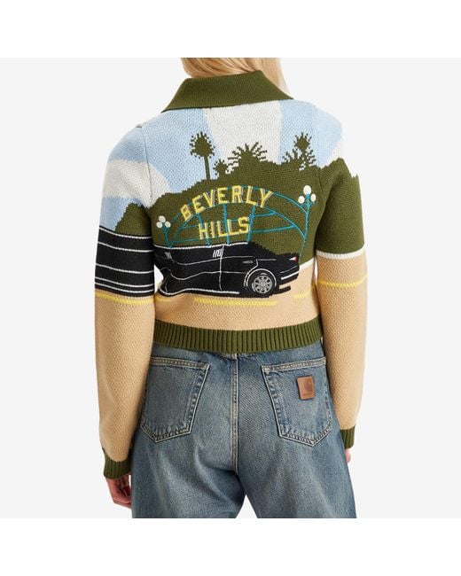 House Of Sunny Pretty Tripper Cardigan in Green | Lyst