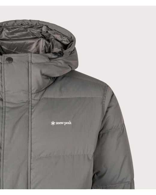 Snow Peak Everyday Down Jacket in Grey for Men | Lyst UK