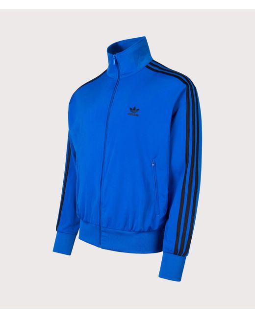 adidas Originals Loose Fit Firebird Track Top in Blue for Men | Lyst UK