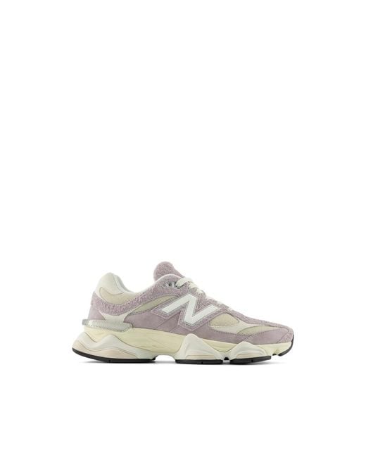 New Balance 9060 Suede Panelled Sneakers in White for Men | Lyst UK
