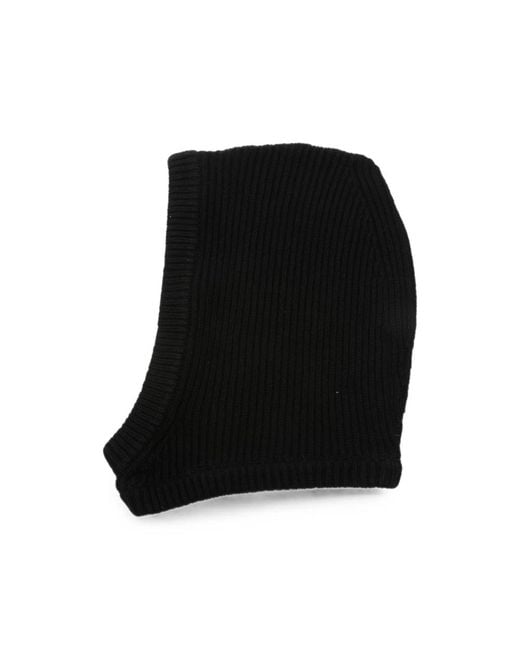 Rick Owens Ribbed-Knit Balaclava in Black for Men | Lyst UK