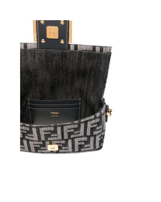 Fendi Baguette Mini Bag in Grey | Lyst UK