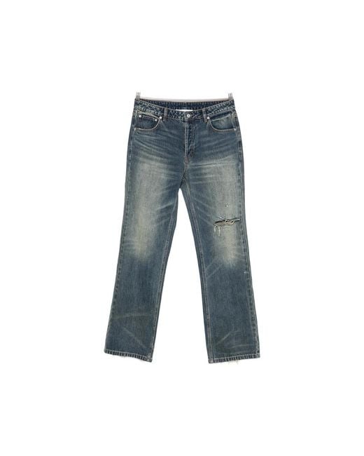 Cole Buxton Distressed Faded Jeans in Blue for Men | Lyst UK