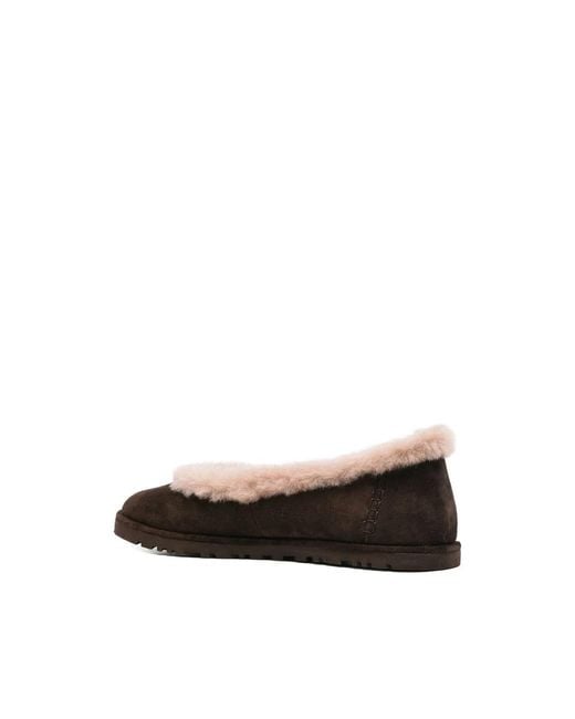 UGG Zora Ballet Flat Wmns "Dusted Cocoa" in Brown | Lyst UK