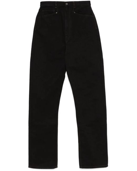 Lemaire Drop-Crotch Jeans in Black | Lyst