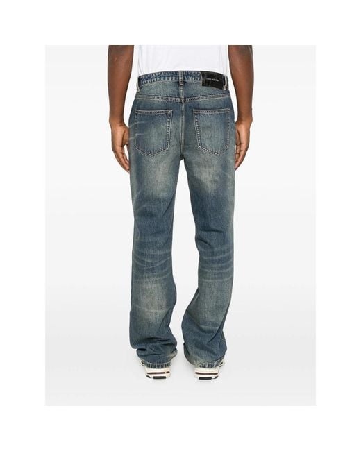 Cole Buxton Distressed Faded Jeans in Blue for Men | Lyst UK
