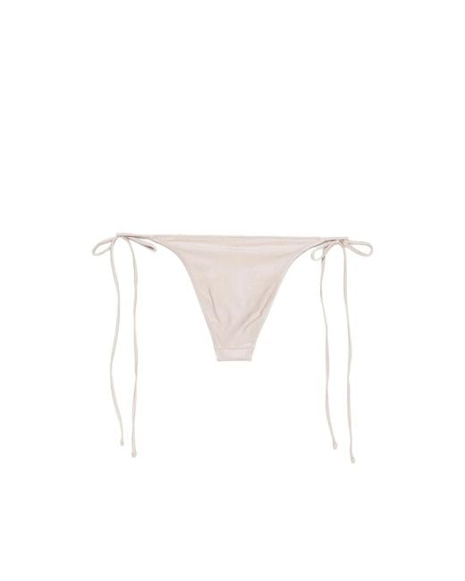 Frankie's Bikinis Mackenzie Crochet-Trim Side-Tie Bikini Bottoms in ...