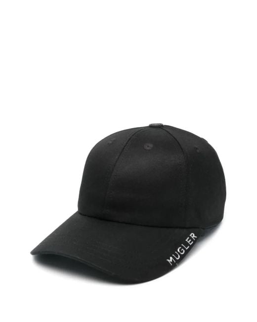 Mugler Logo-Appliqué Cap in Black | Lyst UK