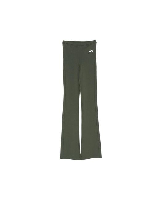Balenciaga Logo-Print Flared Leggings in Green | Lyst UK