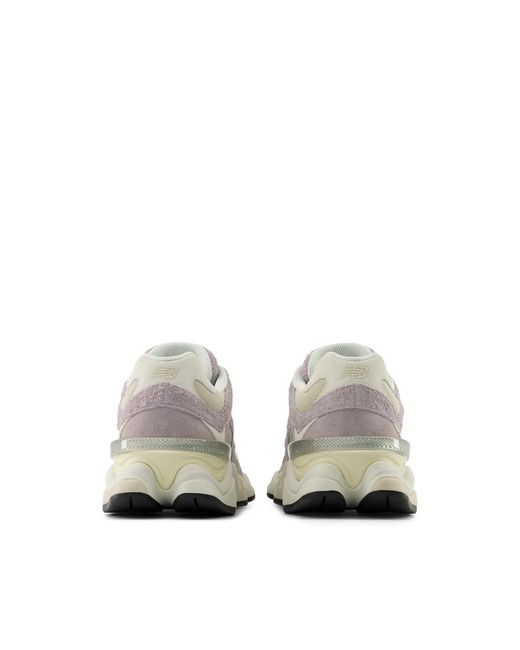 New Balance 9060 Suede Panelled Sneakers in White for Men | Lyst UK