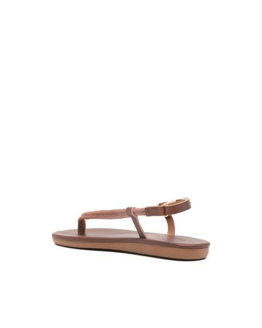 Ancient Greek Sandals Ankle Strap Sandals in Brown | Lyst UK