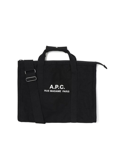 A.P.C. Tote Bags in Black for Men | Lyst UK