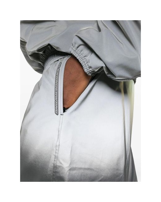 Alexander Wang Reflective Track Pants in Grey | Lyst UK