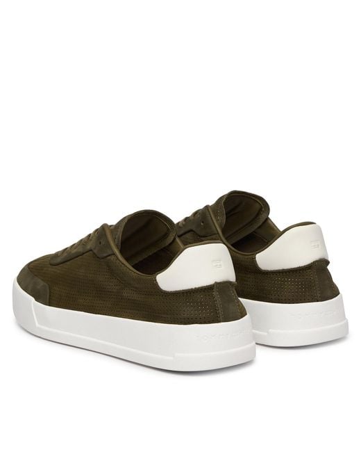 Tommy Hilfiger Sneakers Th Court Best Fm0Fm05821 in Grün für Herren ...