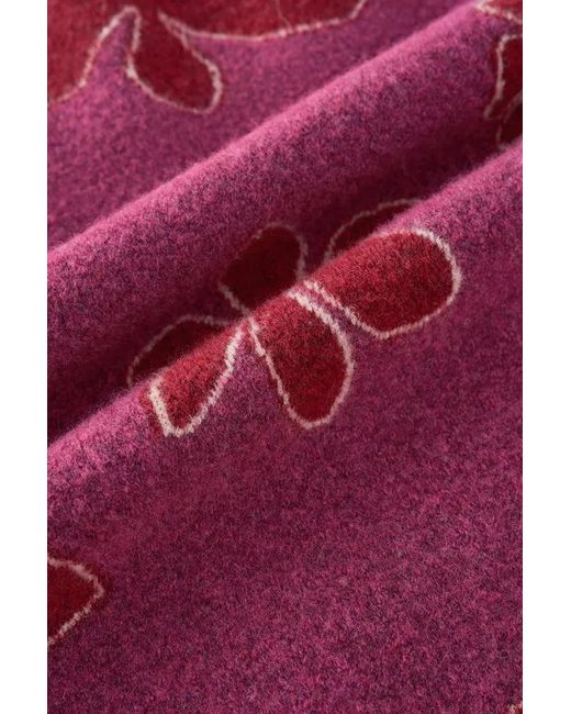 Fabrique Louloudia Hand Crochet Edges Floral Jacquard Cardigan | Lyst UK