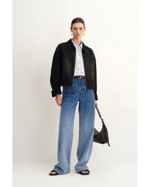 Fabrique Natalie Gradient Jeans in Blue | Lyst UK