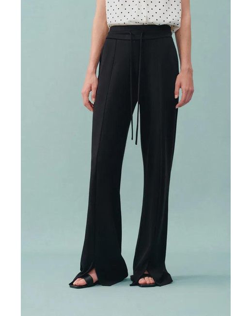 Fabrique Yuri Side Slit Pants | Lyst