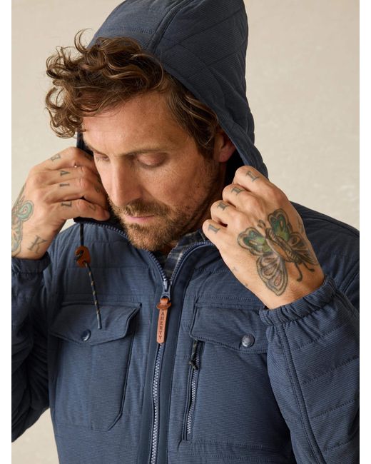 Faherty Horizon Series Jacket in Blue for Men | Lyst
