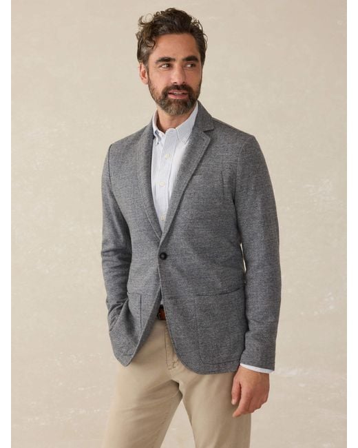 Faherty Inlet Knit Tweed Blazer for Men | Lyst