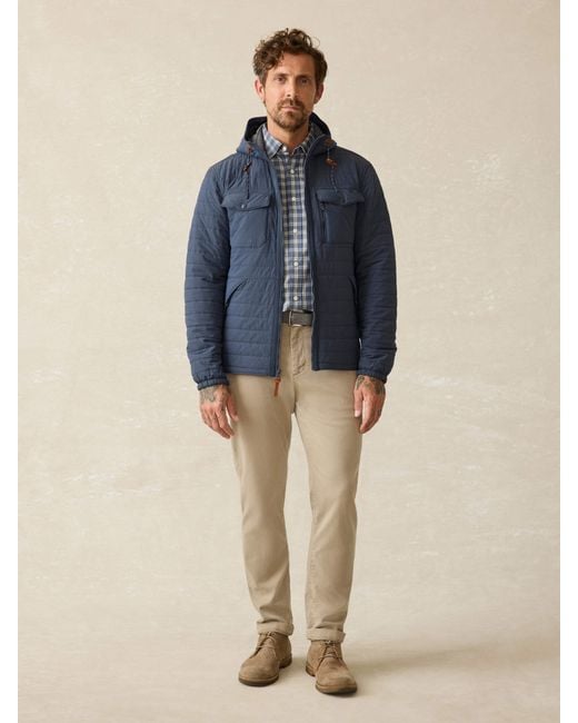 Faherty Horizon Series Jacket in Blue for Men | Lyst