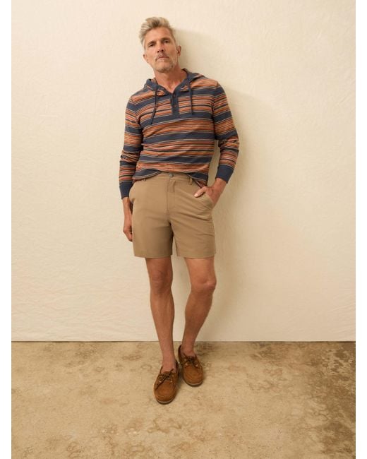 Faherty All Day Short 2.0 (7" in Natural for Men | Lyst UK