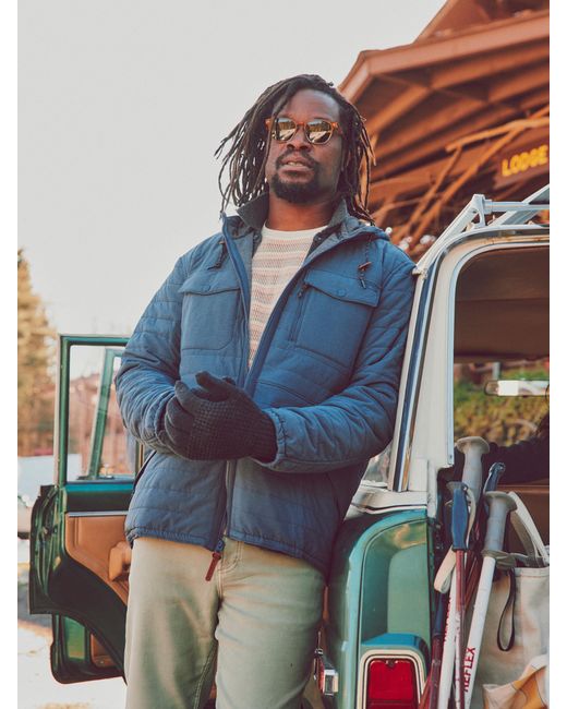 Faherty Horizon Series Jacket in Blue for Men | Lyst