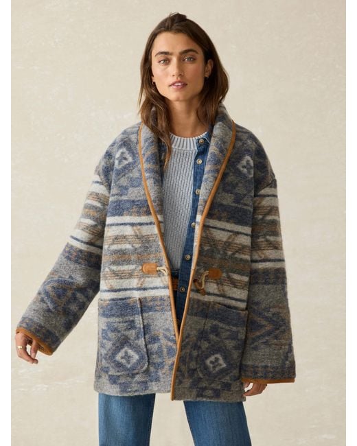 Faherty B.Yellowtail Jacket in Blue | Lyst