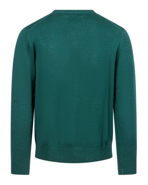 Mc2 Saint Barth Saint Barth-Motif Sweater in Green for Men | Lyst
