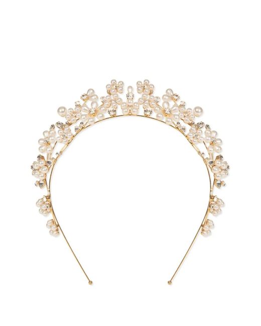 Jennifer Behr Laena Tiara in White | Lyst
