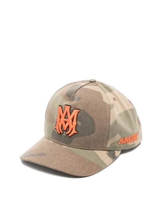 Amiri Ma Outline Camouflage Cap in Natural for Men | Lyst