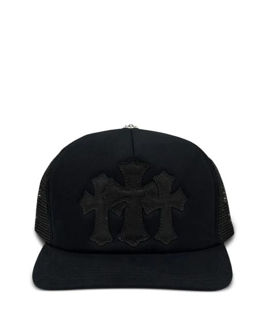 Chrome Hearts Triple-Cross Trucker Baseball Cap in Black for Men | Lyst UK