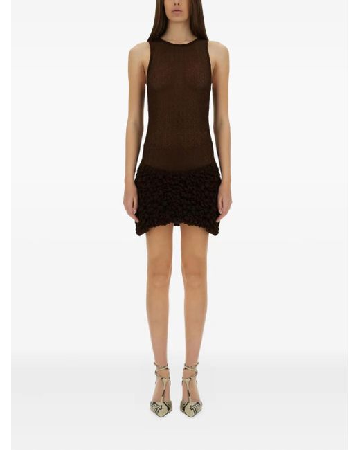 Selia Richwood Poncik Ruffled Mini Dress in Black | Lyst UK