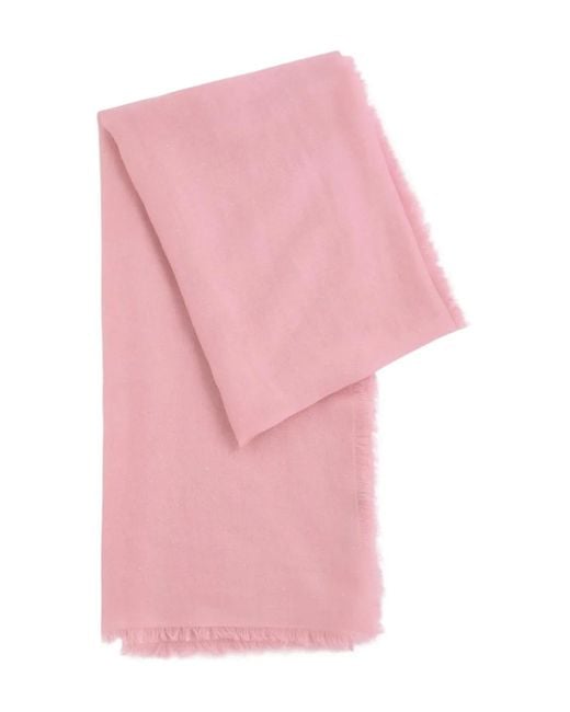 AMA Pure Starlight Cashmere Scarf in Pink | Lyst UK