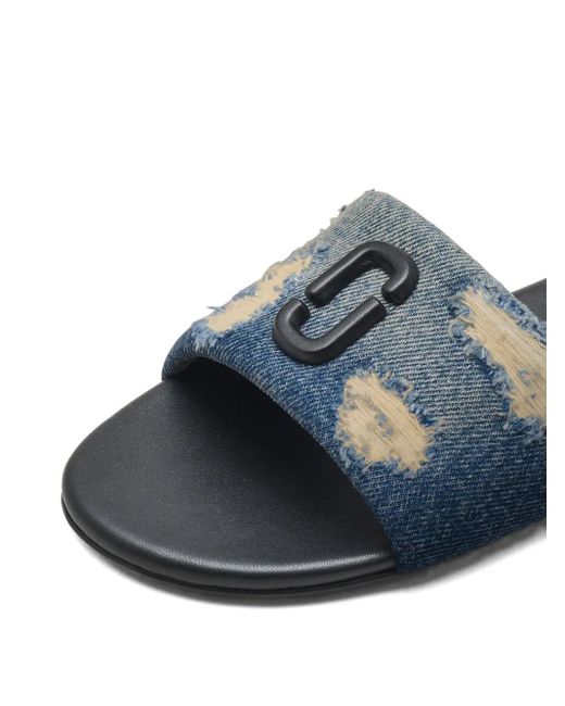 Marc Jacobs The Rip Snapshot Slides in Blue | Lyst