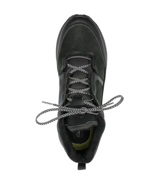 Clarks X Atl Trail Up Suede Boots in Black for Men | Lyst UK