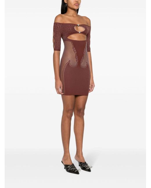 Poster Girl Archer Cut-Out Minidress in Red | Lyst